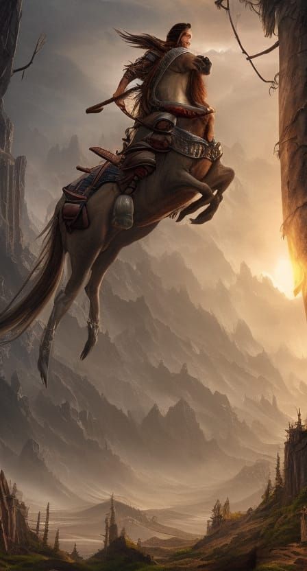 This is absolutely the correct way to ride a horse. - AI Generated ...