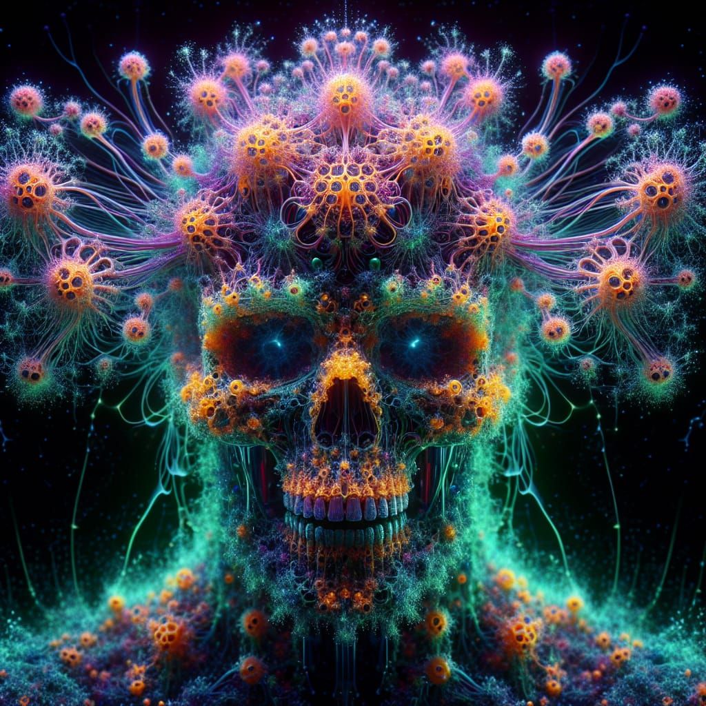 Biomechanical Android Cyborg Phytoplankton - AI Generated Artwork ...