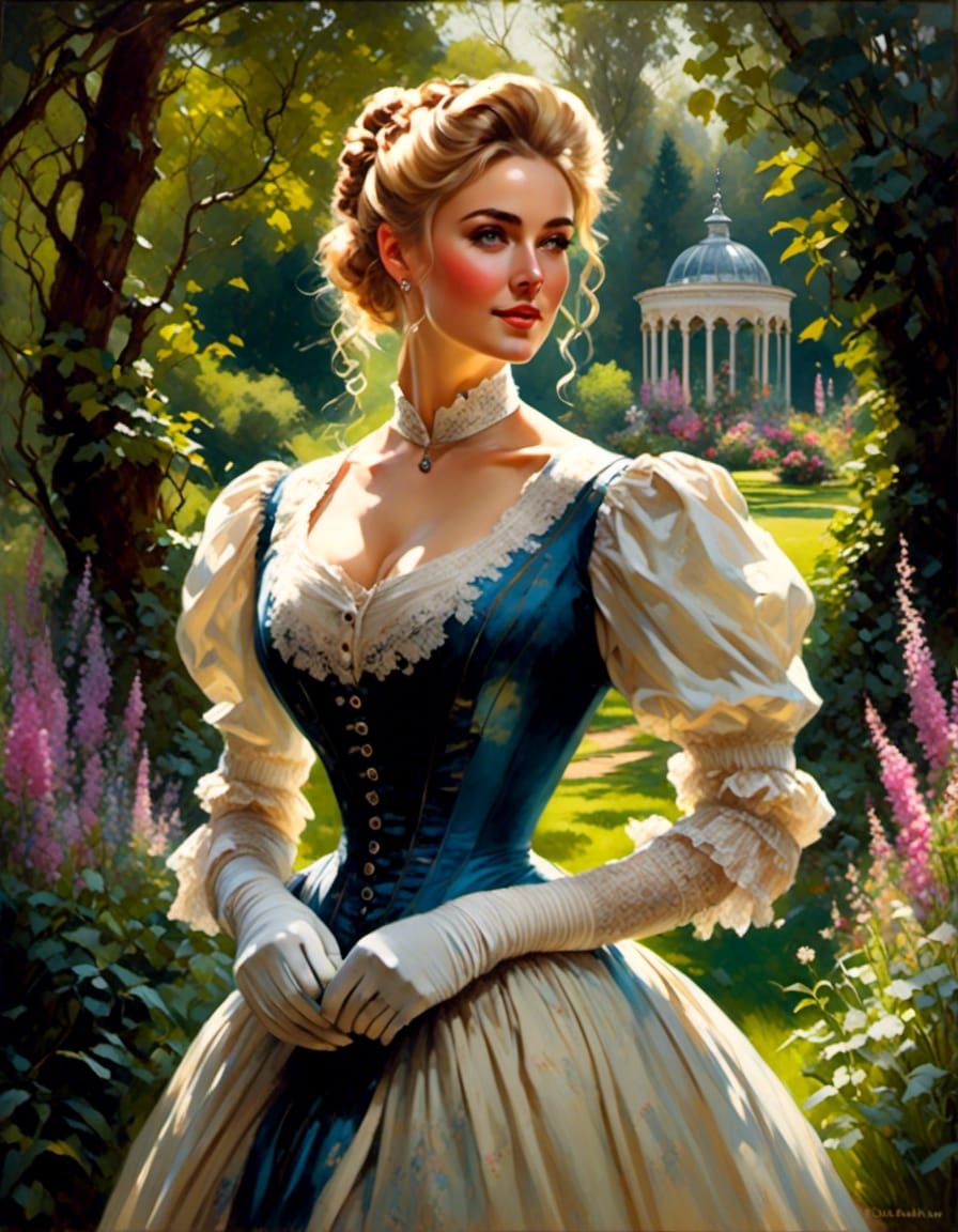 Victorian Modesty II - LoRA - NightCafe Creator