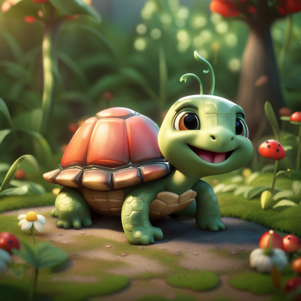 A cute baby turtle - AI Generated Artwork - NightCafe Creator