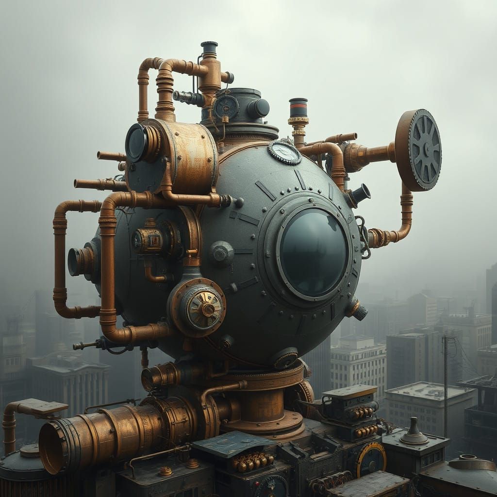the steampunk nuclear bomb - Steampunk Nuclear Bomb in Indus...