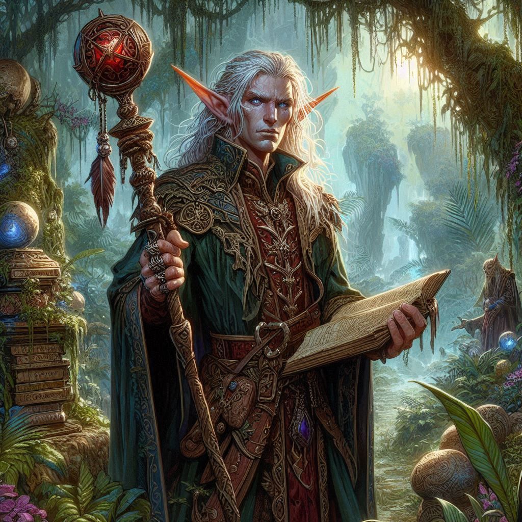 Elf sorcerer - AI Generated Artwork - NightCafe Creator