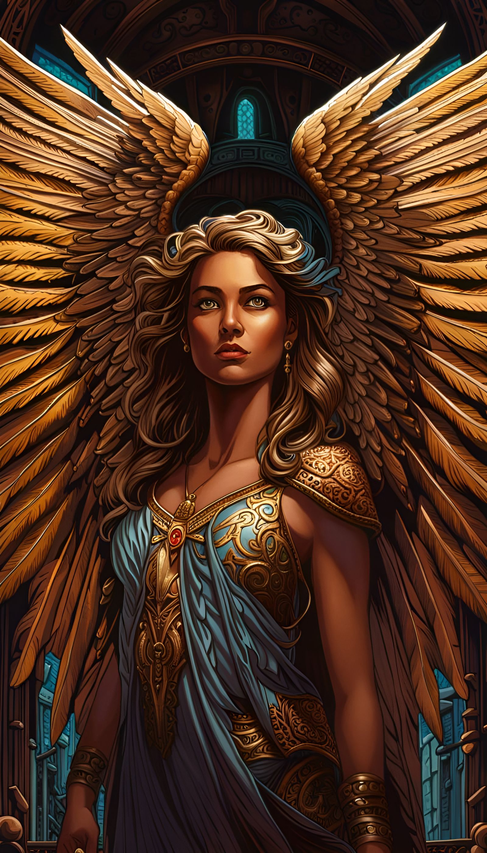 The Angel Gabriel - AI Generated Artwork - NightCafe Creator