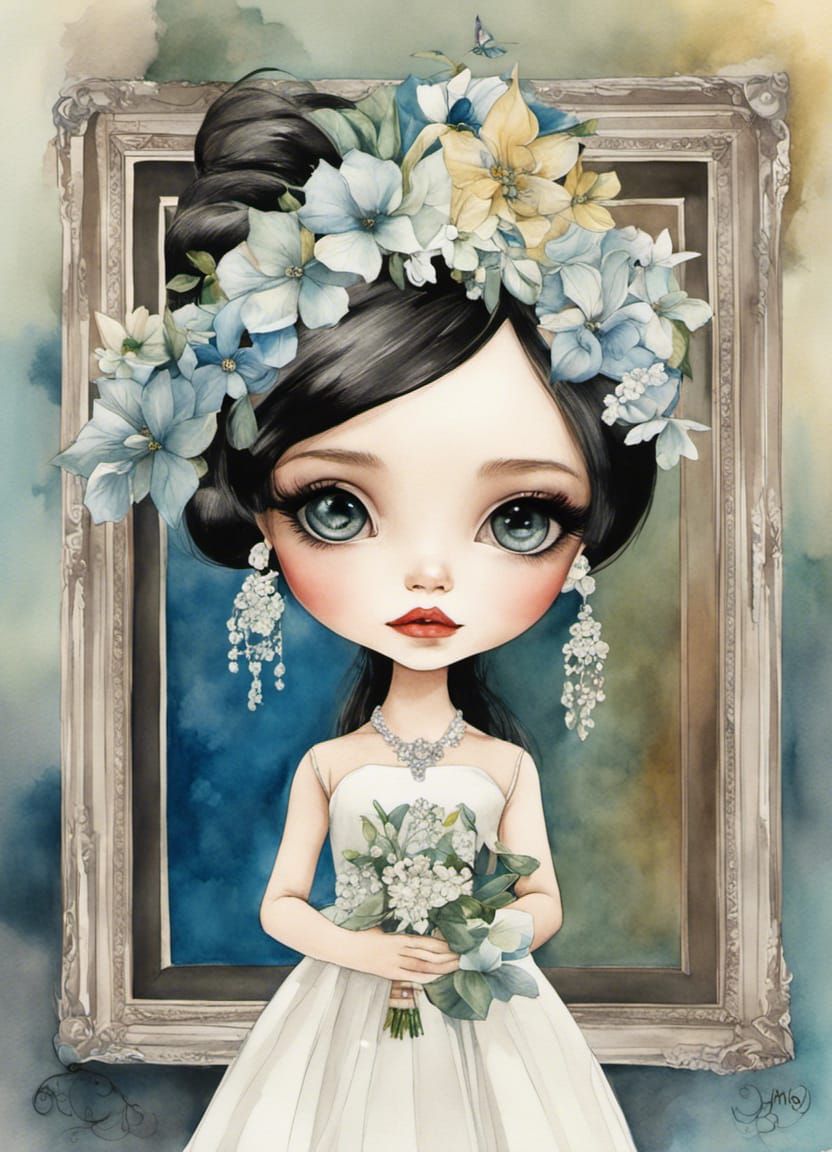 Wedding Bride - AI Generated Artwork - NightCafe Creator