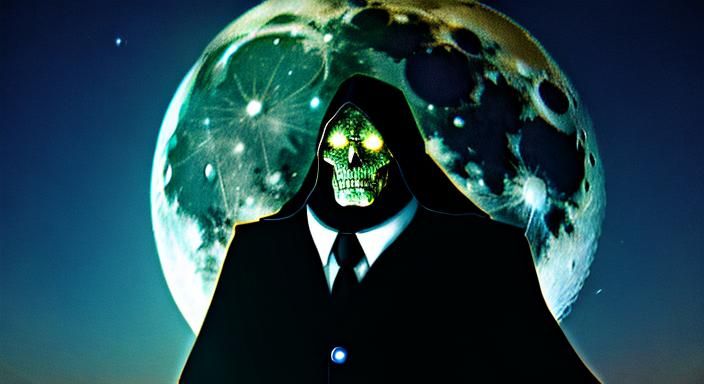 Magick Moon Man - AI Generated Artwork - NightCafe Creator