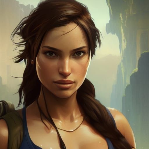 Lara Croft - AI Generated Artwork - NightCafe Creator