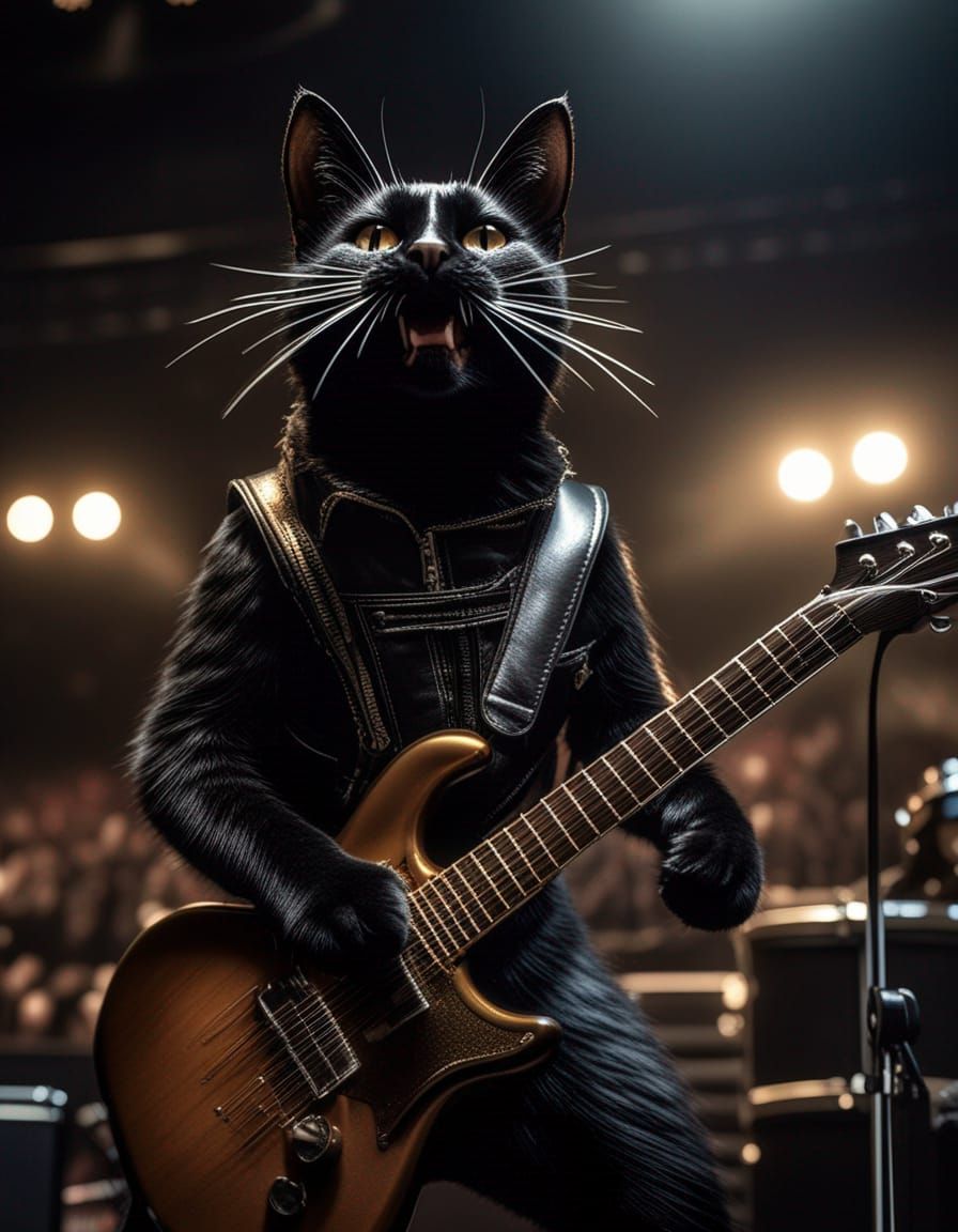 MetalliCat - AI Generated Artwork - NightCafe Creator