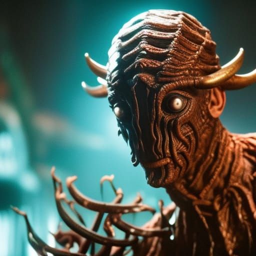 Stop motion horror monster - AI Generated Artwork - NightCafe Creator