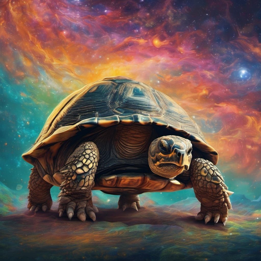 Space Tortoise - AI Generated Artwork - NightCafe Creator