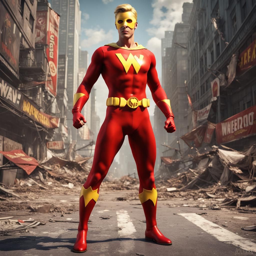 Fox Comics Wonder Man 3 - AI Generated Artwork - NightCafe Creator