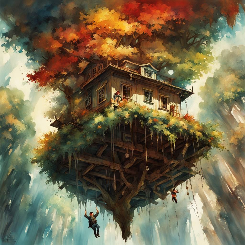 Floating - AI Generated Artwork - NightCafe Creator