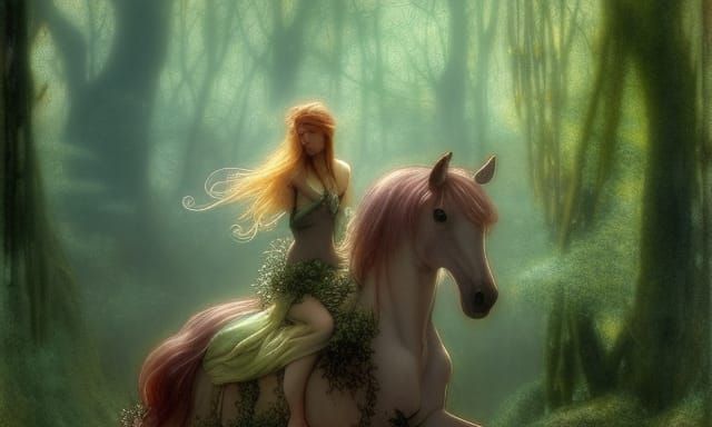 Faerie Horse - AI Generated Artwork - NightCafe Creator