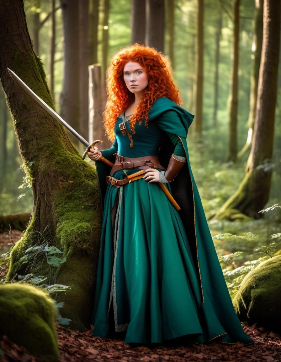 Live Action Merida II - AI Generated Artwork - NightCafe Creator