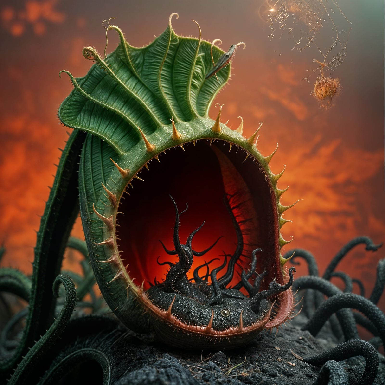 Venus Flytrap Reveals a Dystopian World in Cinemat... - AI Art