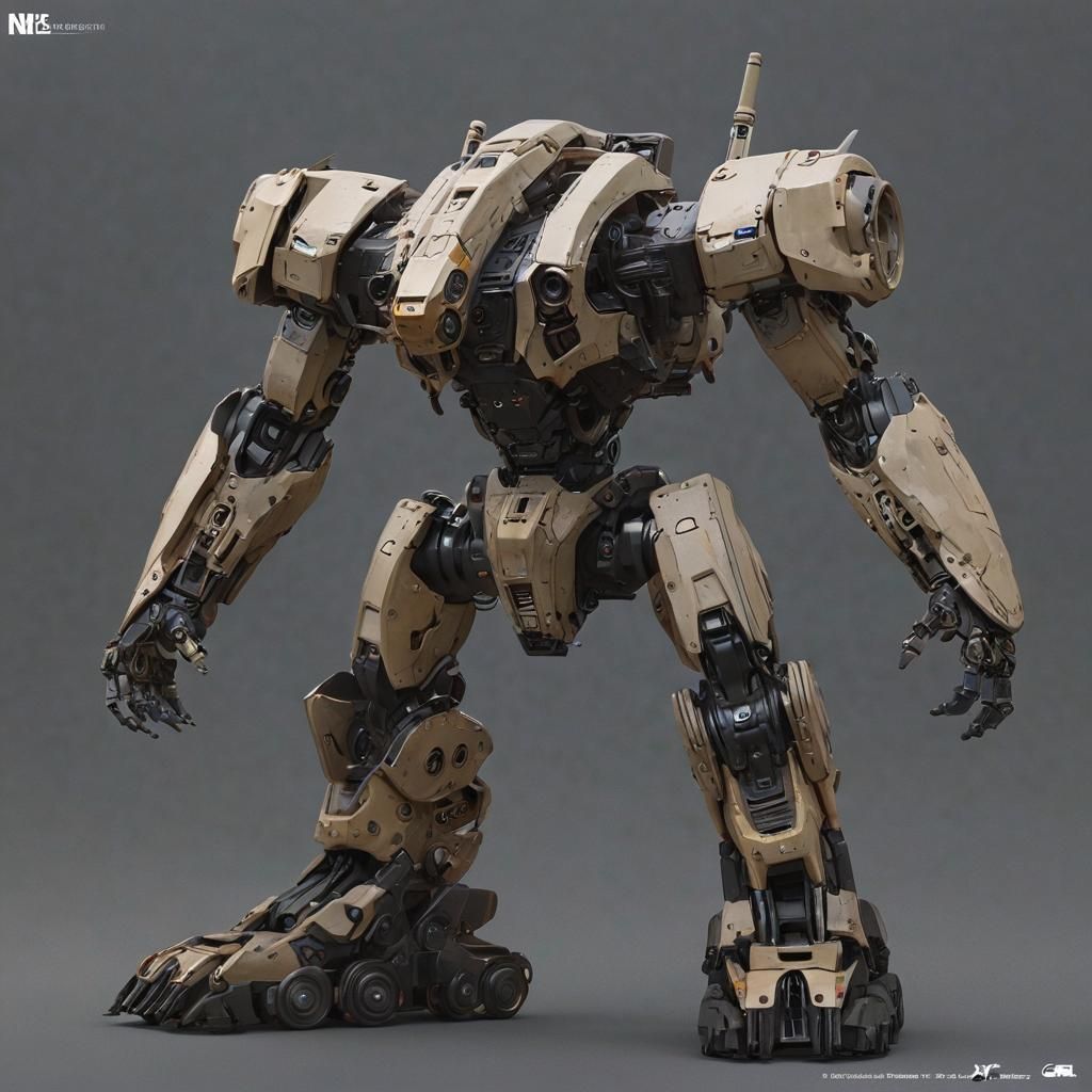 A mech not made entirely out of wheels. - AI Generated Artwork ...
