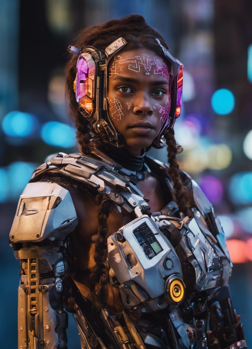 Cyborg Series: Australian Aborigine - AI Generated Artwork - NightCafe ...