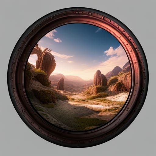 through the looking glass - AI Generated Artwork - NightCafe Creator