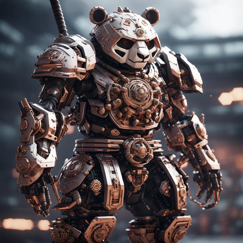 samurai panda - AI Generated Artwork - NightCafe Creator