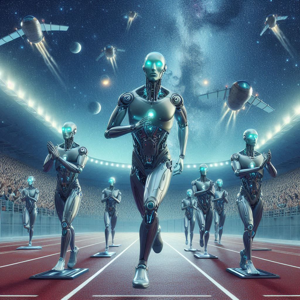 Futuristic Sport D3 - AI Generated Artwork - NightCafe Creator