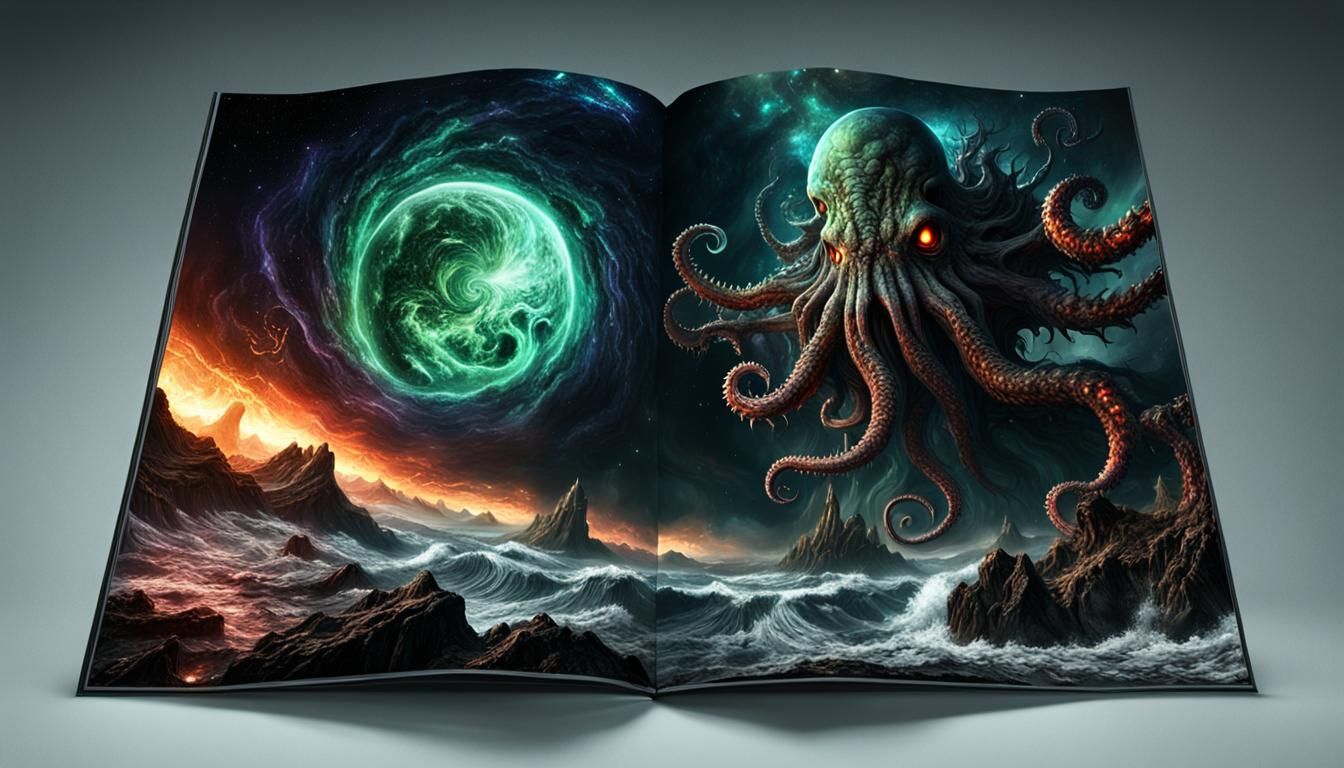 The R'lyeh Illustrated - AI Generated Artwork - NightCafe Creator