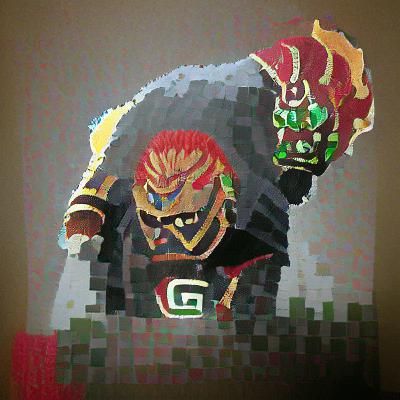 ganondorf pixel art - AI Generated Artwork - NightCafe Creator