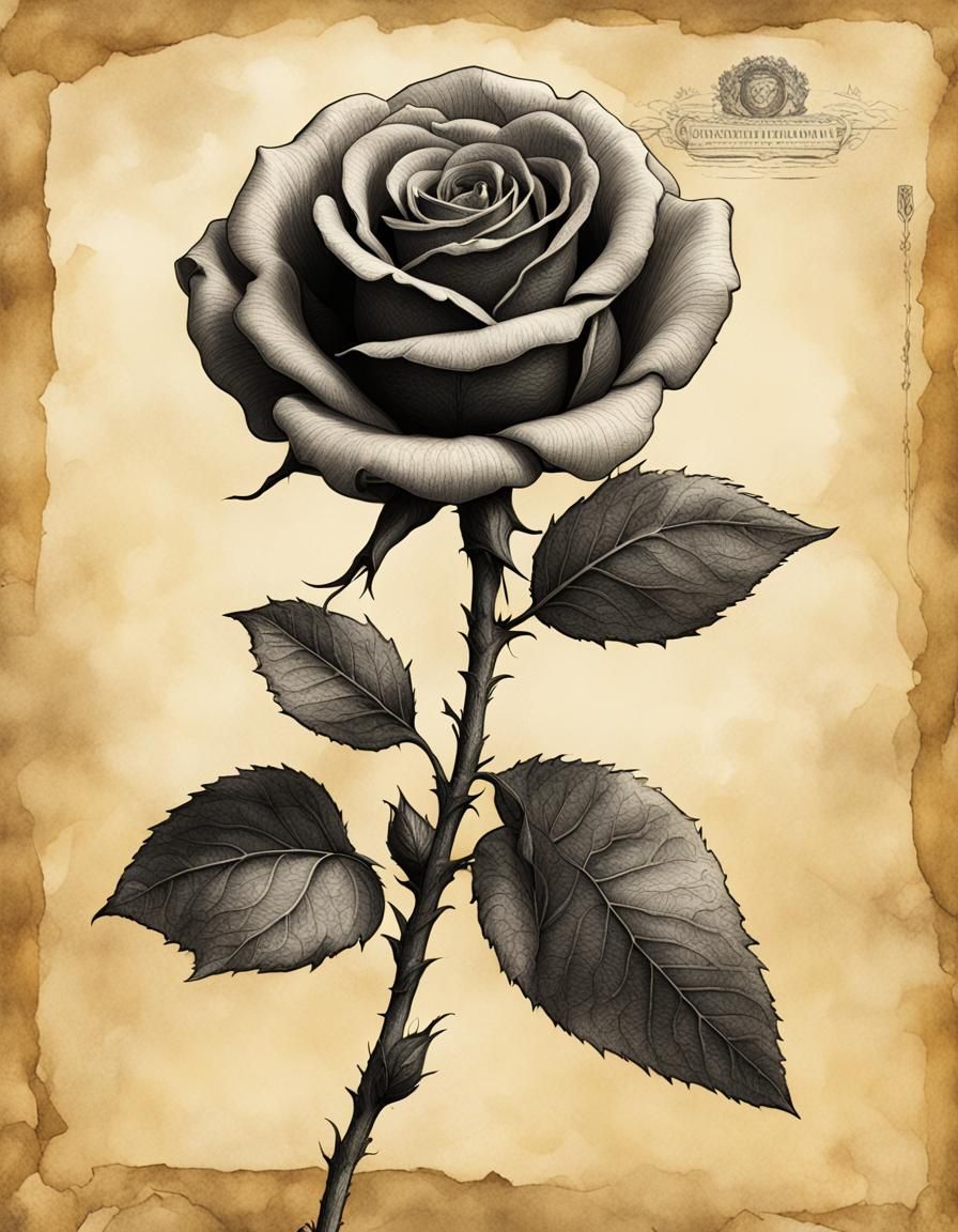 The Rose- Daily challenge #506 - NightCafe Creator