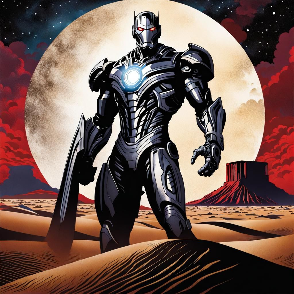 Heroes and Villains: Rise of Ultron - AI Generated Artwork - NightCafe ...