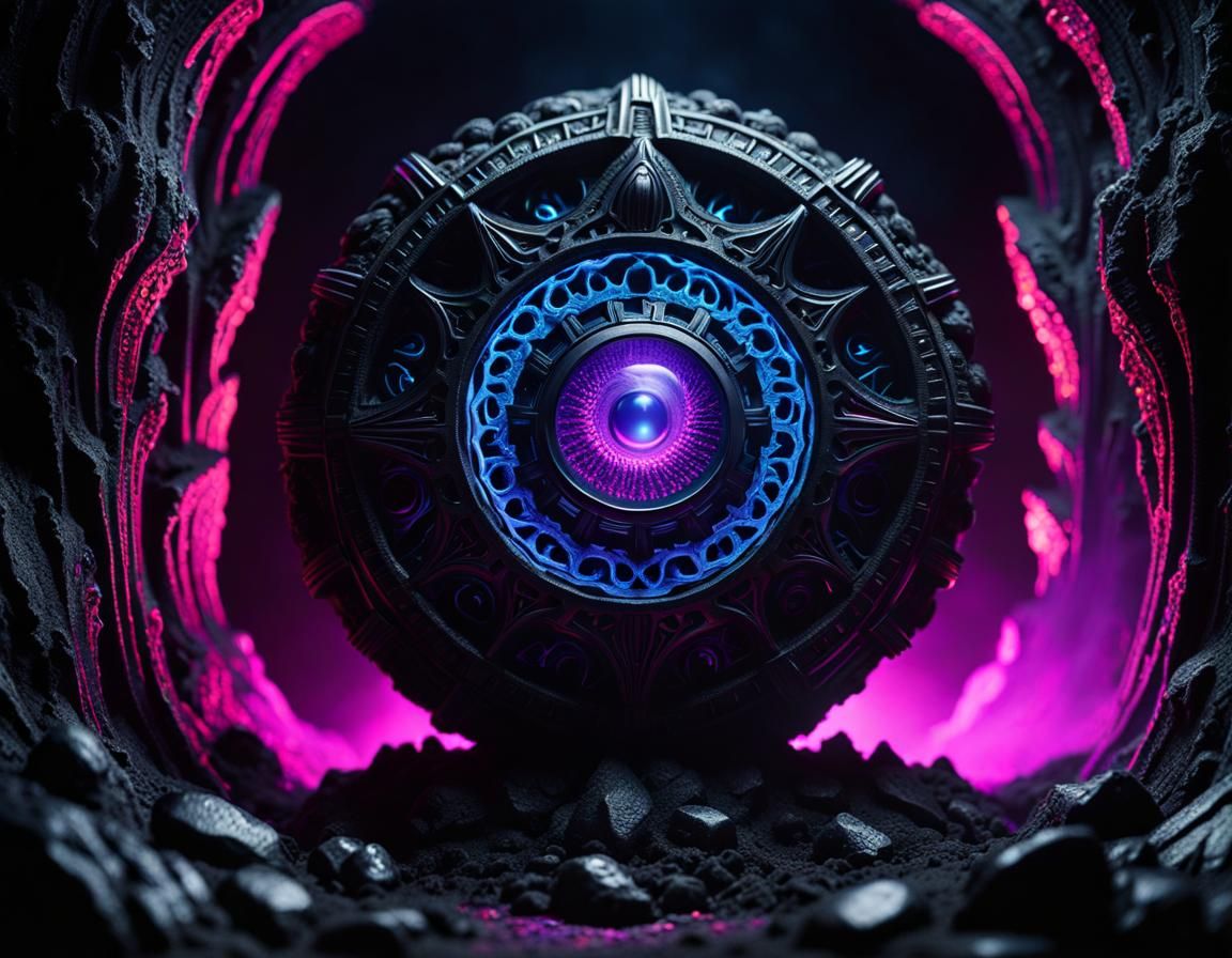 Eldritch Eye Stone - AI Generated Artwork - NightCafe Creator