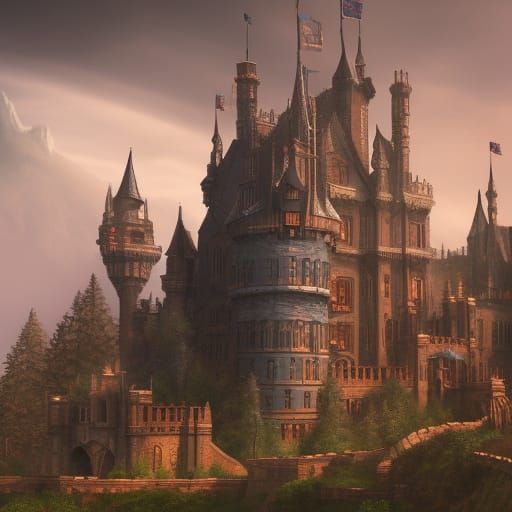 Inventor's Castle - AI Generated Artwork - NightCafe Creator