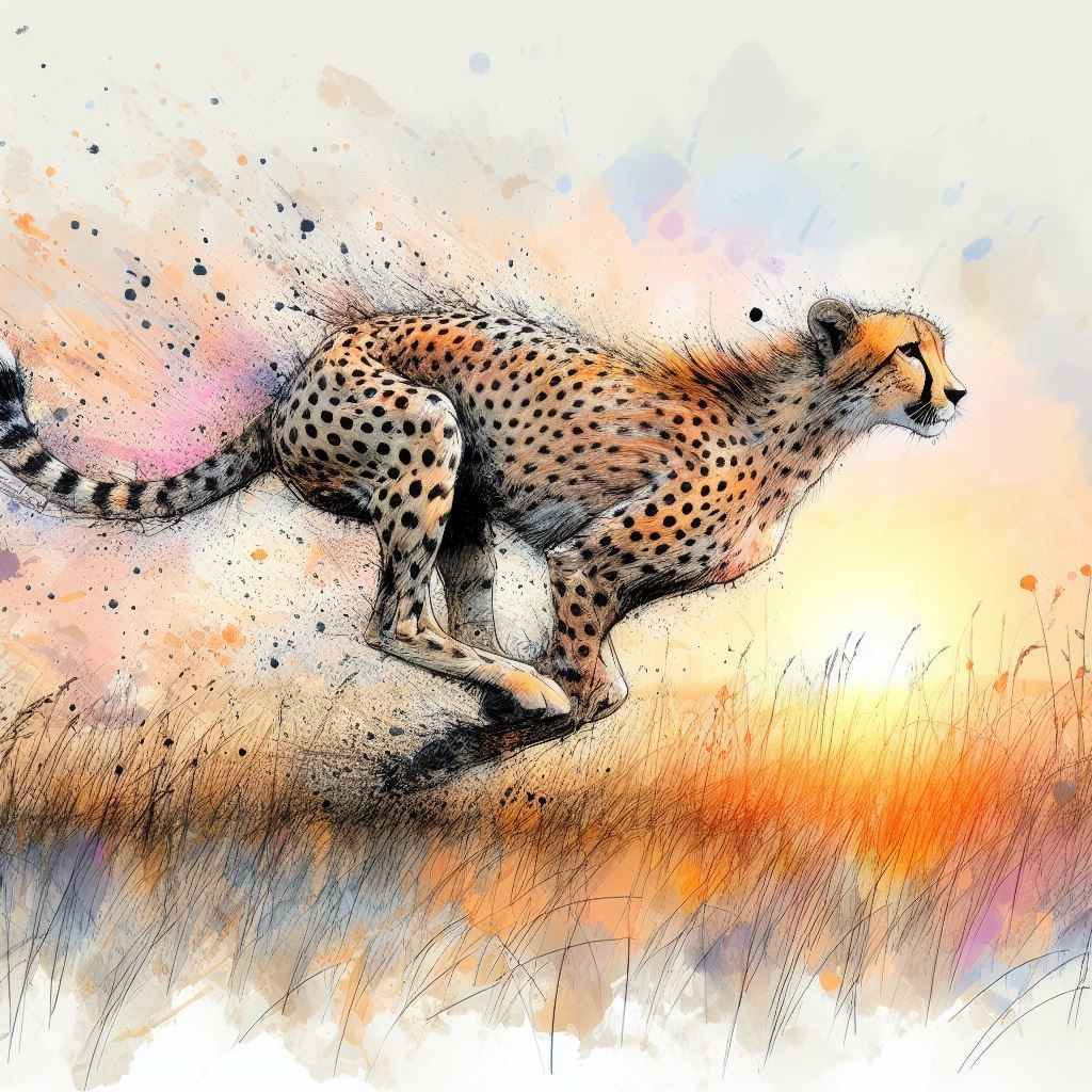 D3 Cheetah - AI Generated Artwork - NightCafe Creator