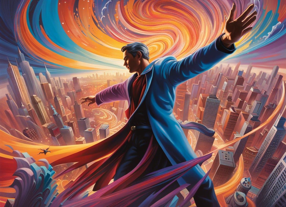 The Tornado Man - AI Generated Artwork - NightCafe Creator