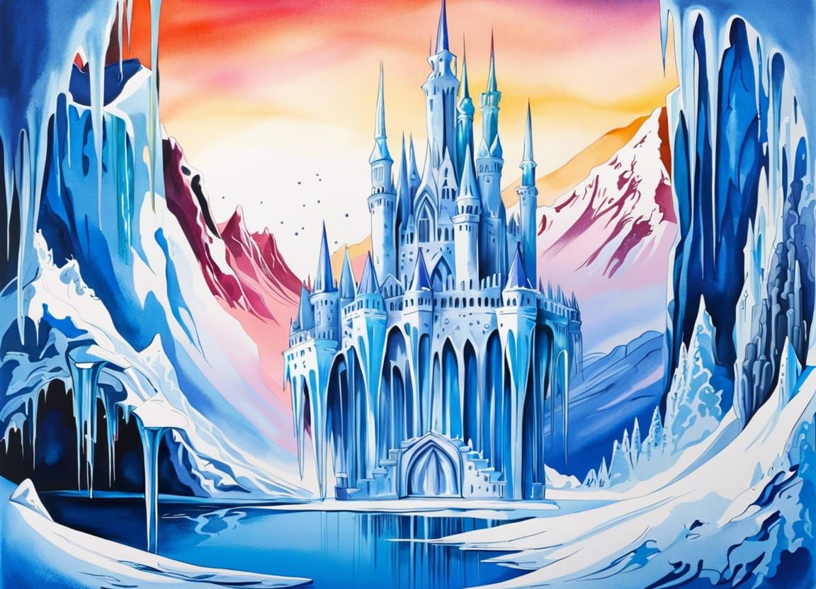The Hidden Ice Palace - AI Generated Artwork - NightCafe Creator