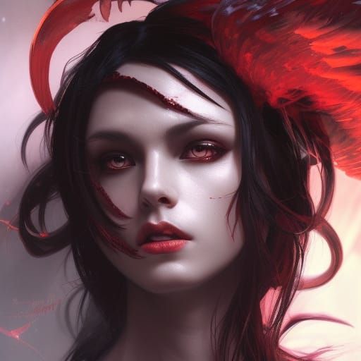demon girl - AI Generated Artwork - NightCafe Creator
