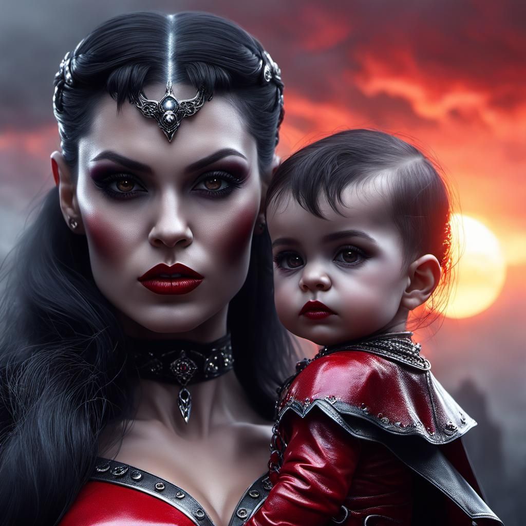 Vampirella - AI Generated Artwork - NightCafe Creator