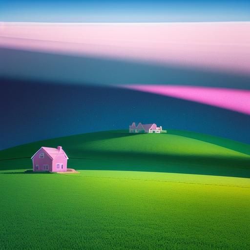 Minimalist Dreamcore House - AI Generated Artwork - NightCafe Creator