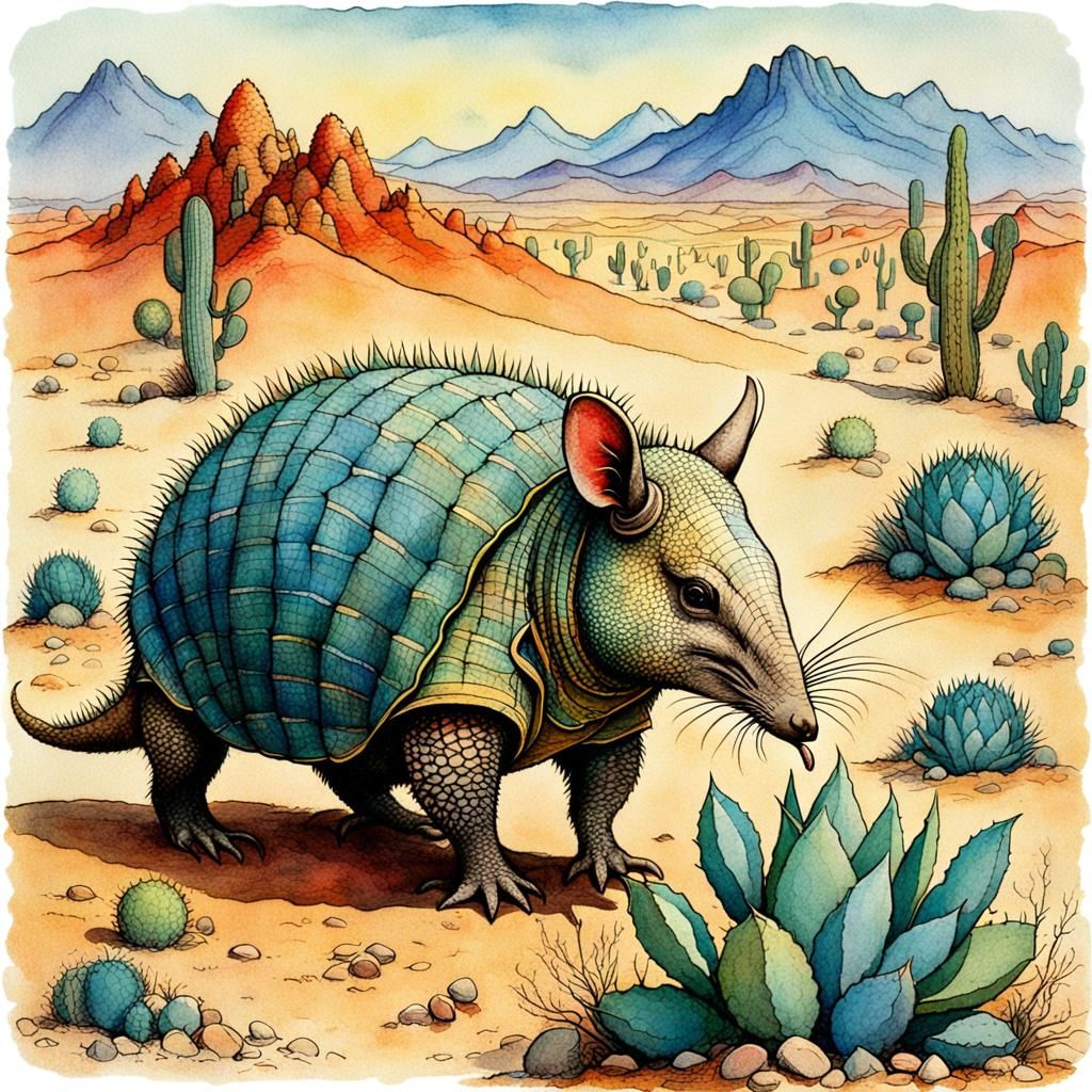 Armadillo - AI Generated Artwork - NightCafe Creator