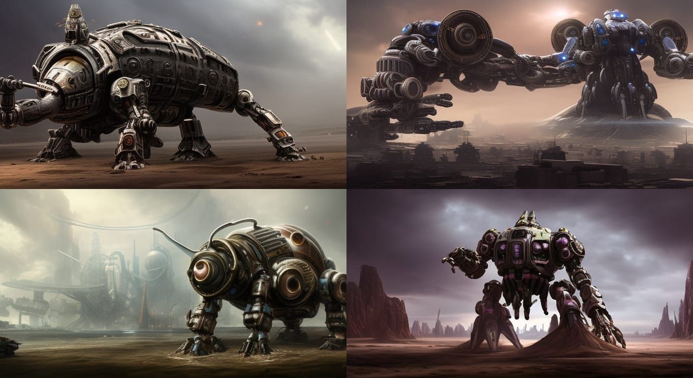 mecha snail 10 - AI Generated Artwork - NightCafe Creator