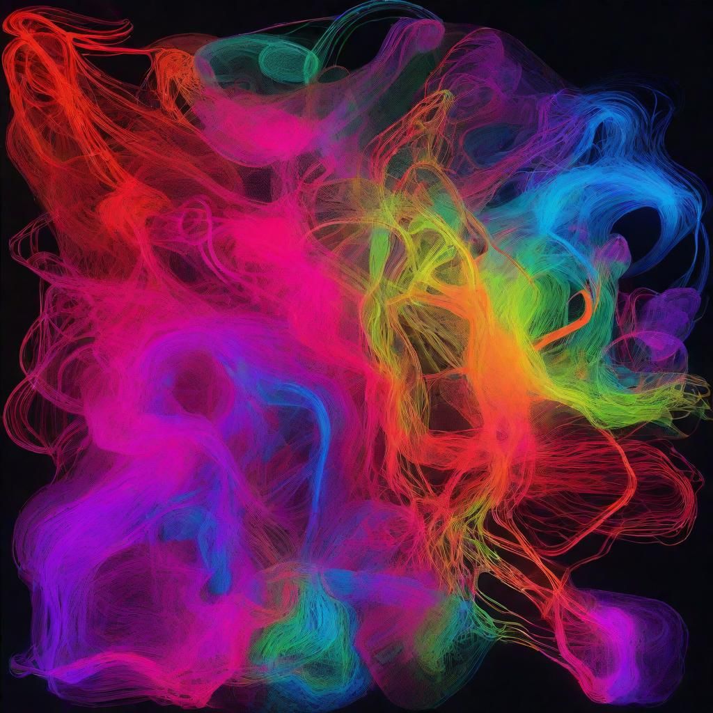 Ephemeral wisps coalesce into archetypal forms, embodying the essence ...