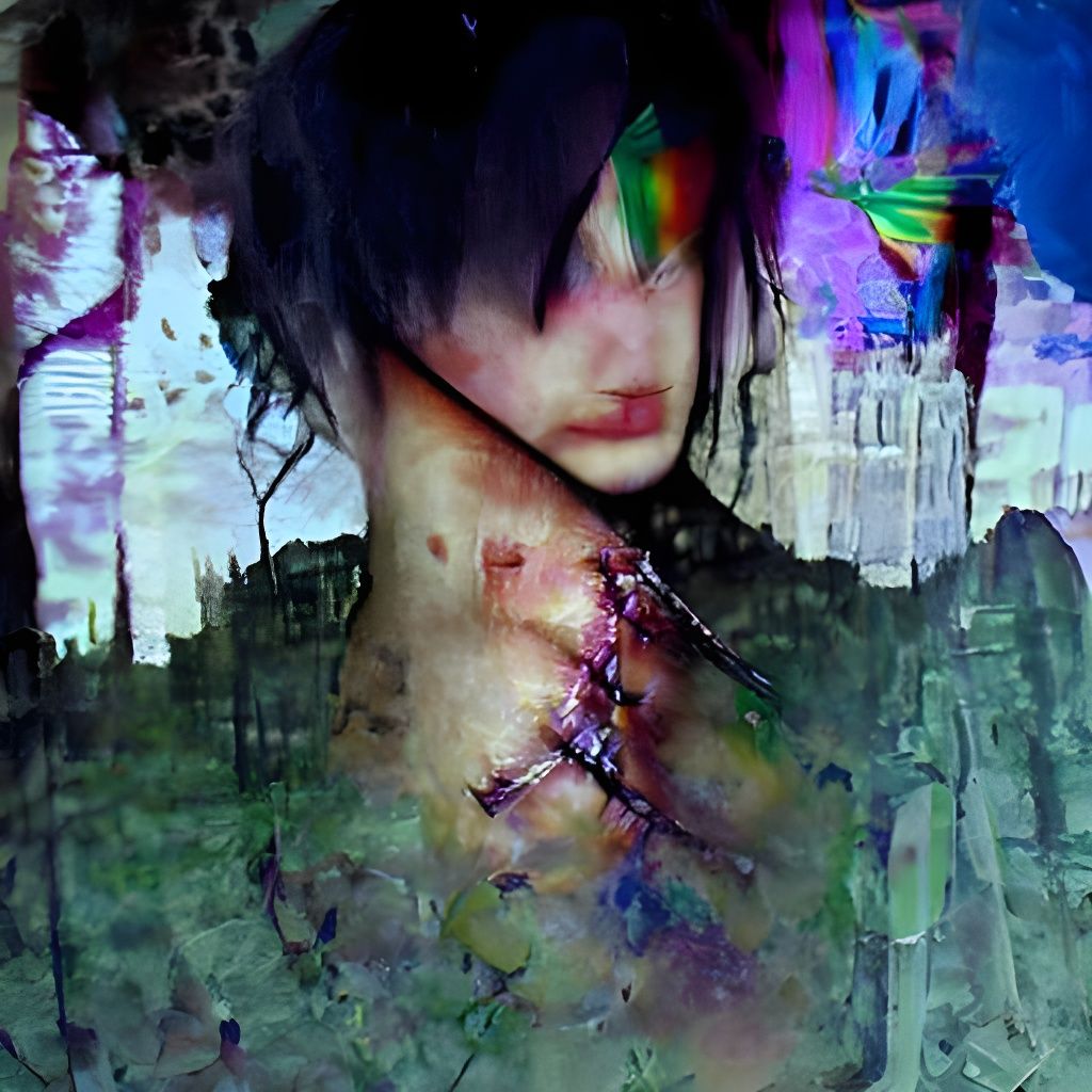 Behind These Wounds gothic art romanticism mysterious colorful ...