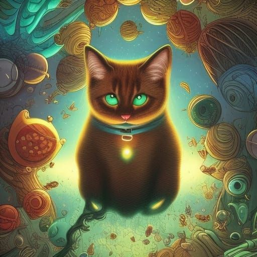 martian cat : r/nightcafe