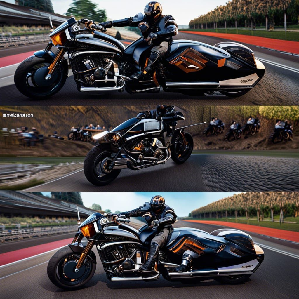 Motorcycles - AI Generated Artwork - NightCafe Creator