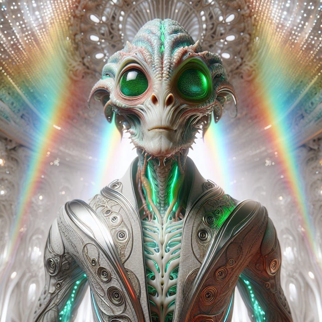 an alien - AI Generated Artwork - NightCafe Creator