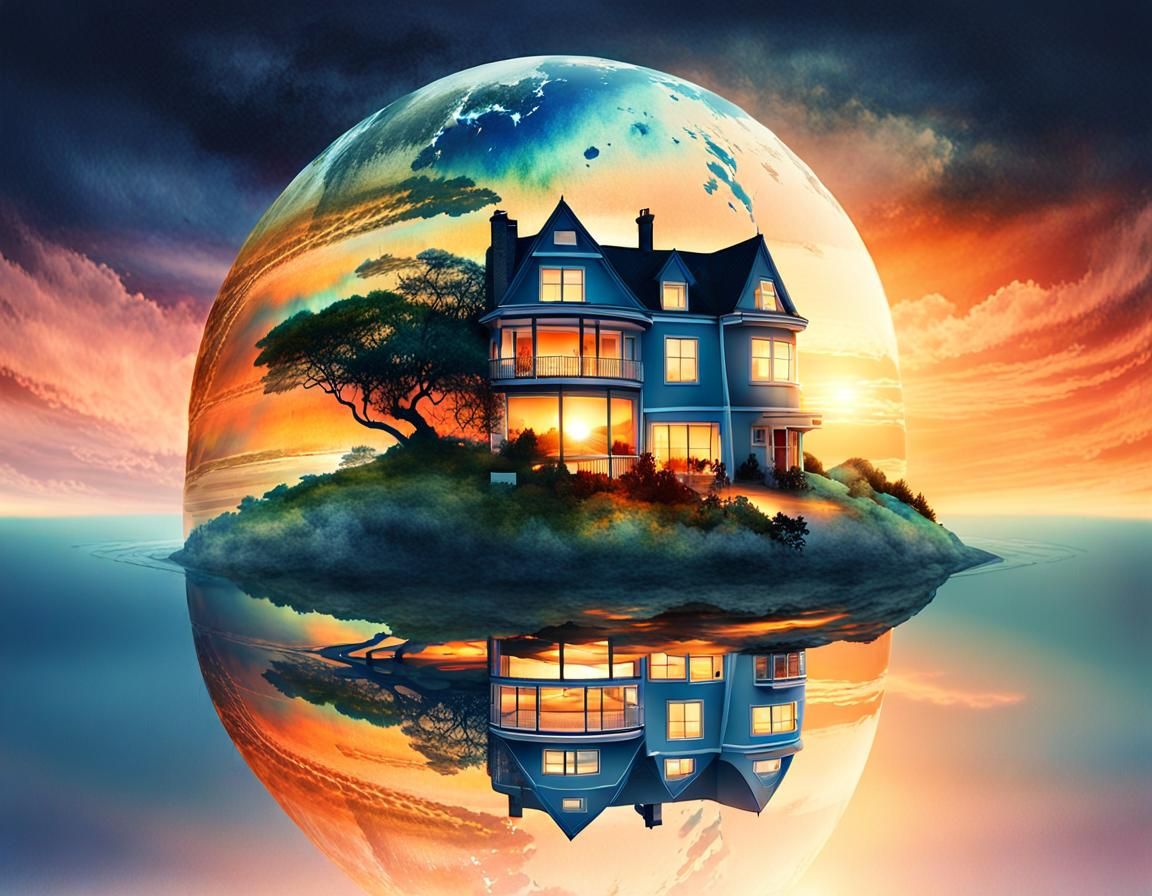 One Earth, One Home - AI Generated Artwork - NightCafe Creator