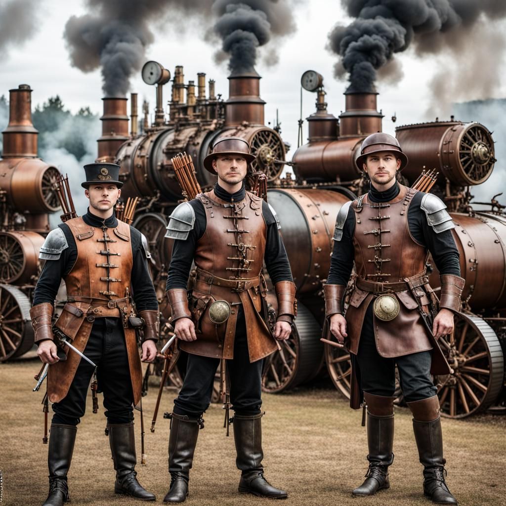 The steampunk war machines - AI Generated Artwork - NightCafe Creator
