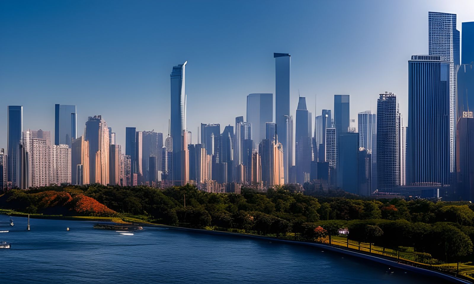 smart futuristic city landscape 04 - AI Generated Artwork - NightCafe ...