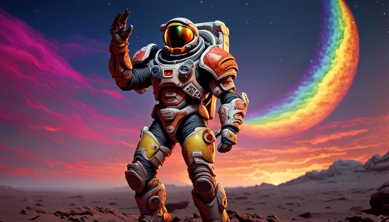 Dad wave - AI Generated Artwork - NightCafe Creator