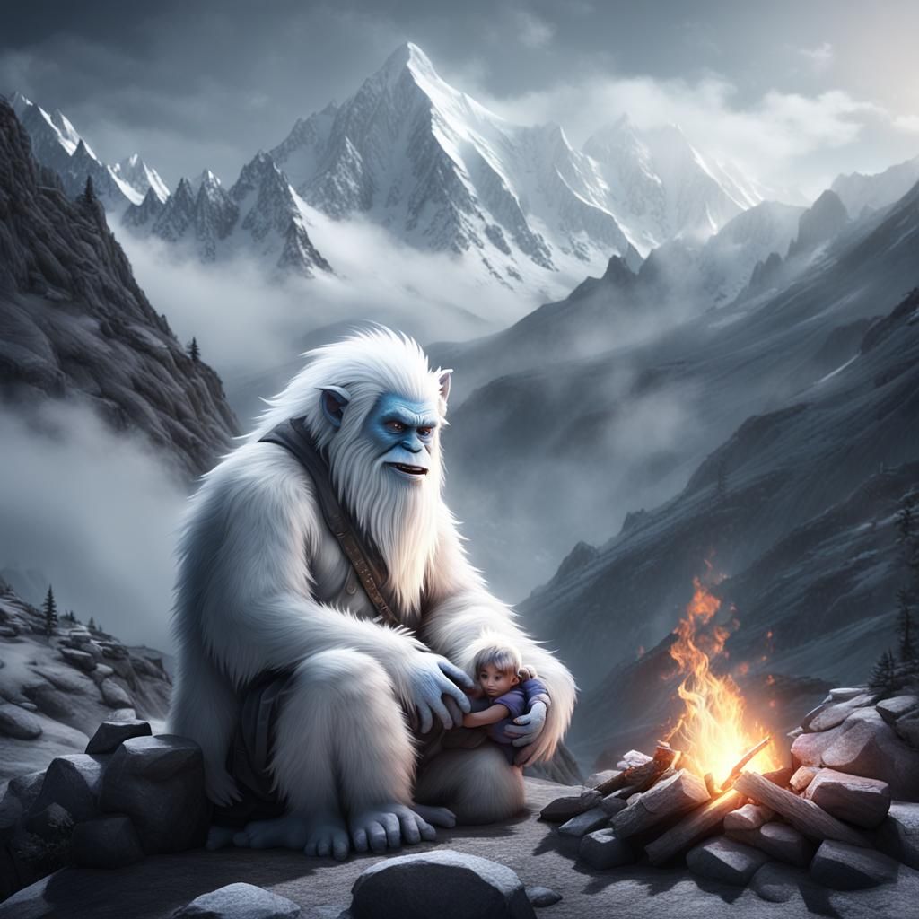 Yeti - 20 - AI Generated Artwork - NightCafe Creator