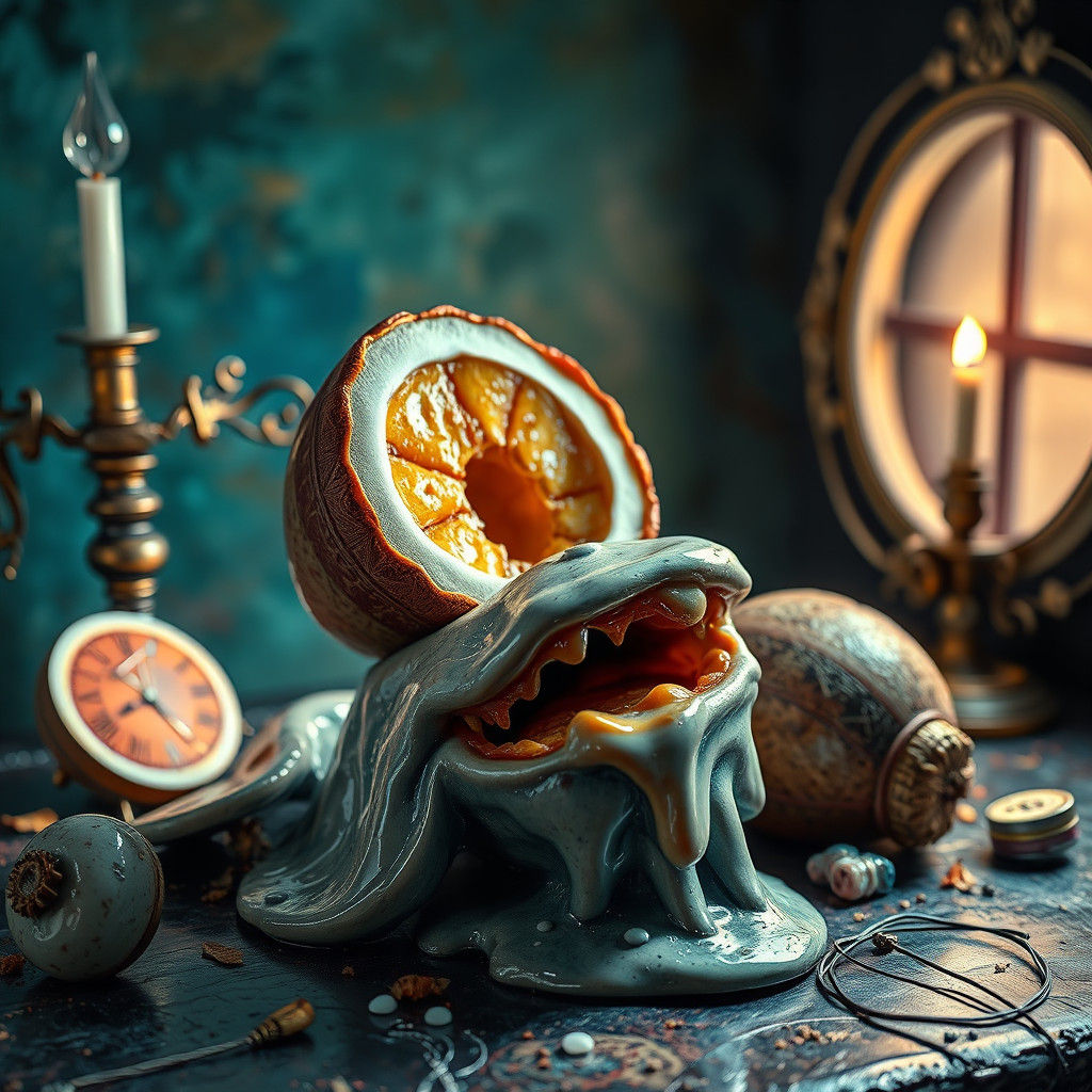 Surreal, Hyper-Realistic Still Life in Uncanny Sty... - AI Art