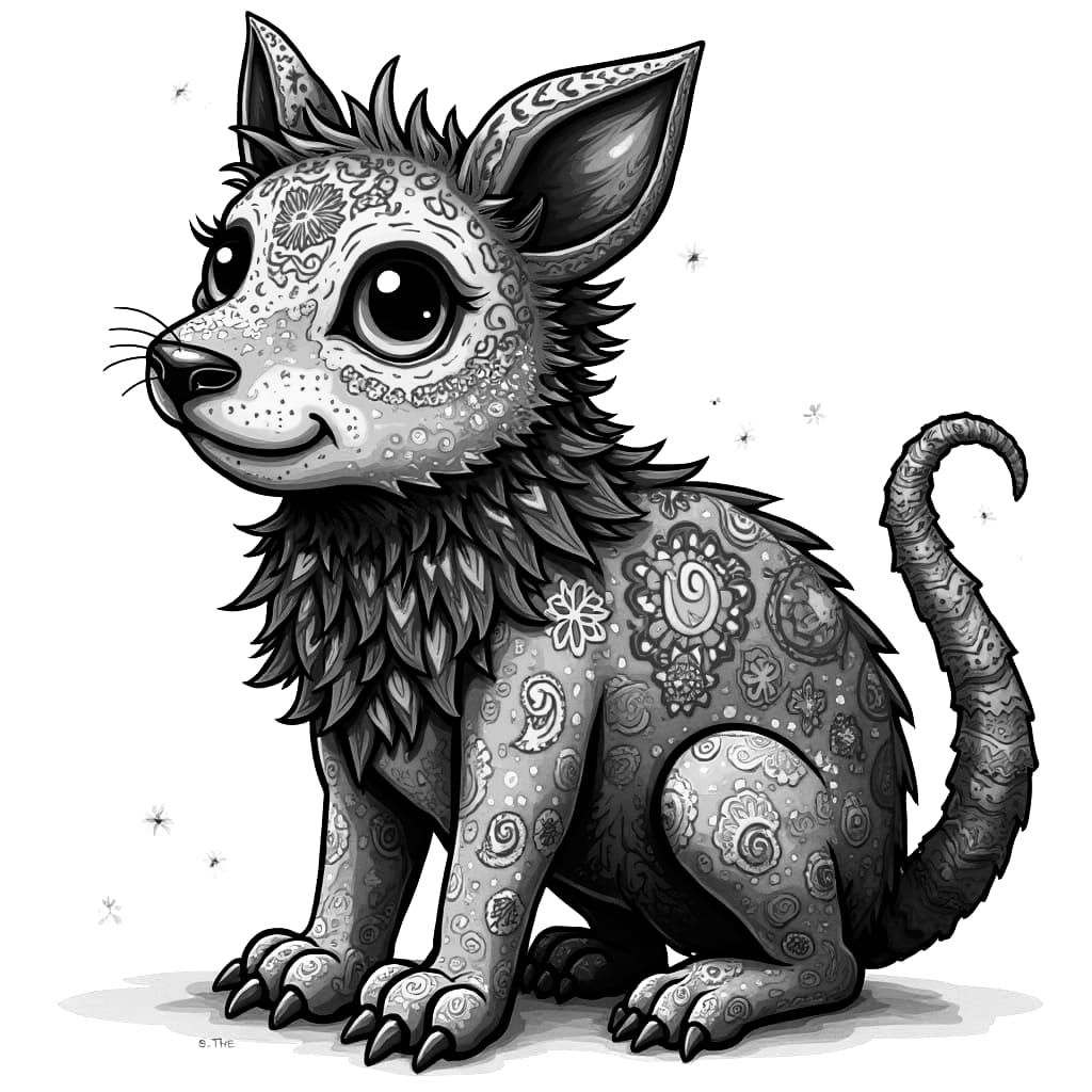 Desenho de animal pra colorir - Colorful Animal Drawing to ...