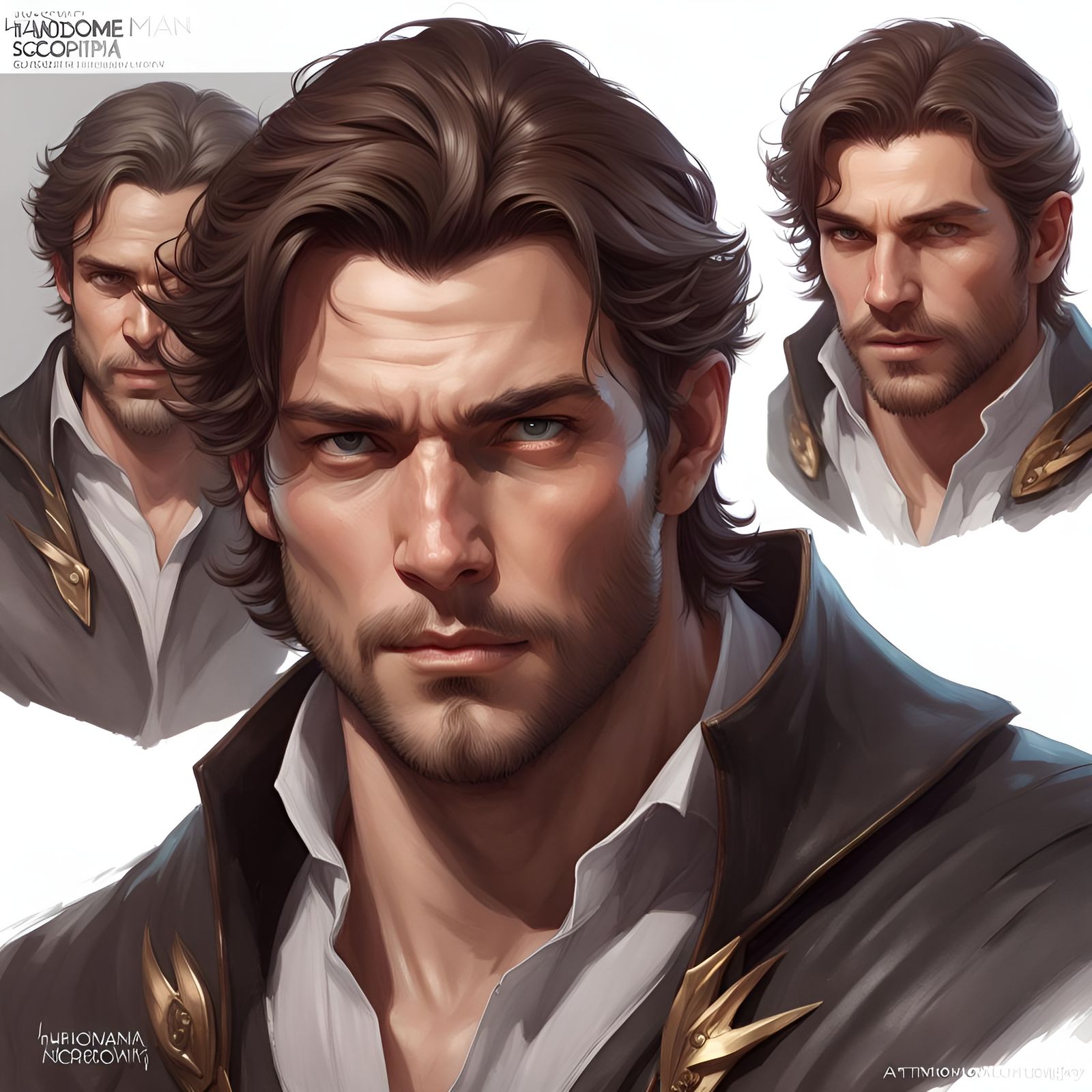 The handsome guy - AI Generated Artwork - NightCafe Creator